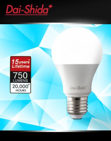 DAI-SHIDA หลอดไฟ LED ขนาด 9W ใช้งานไฟบ้าน 220V DAI-SHIDA 9W 12W LED ...