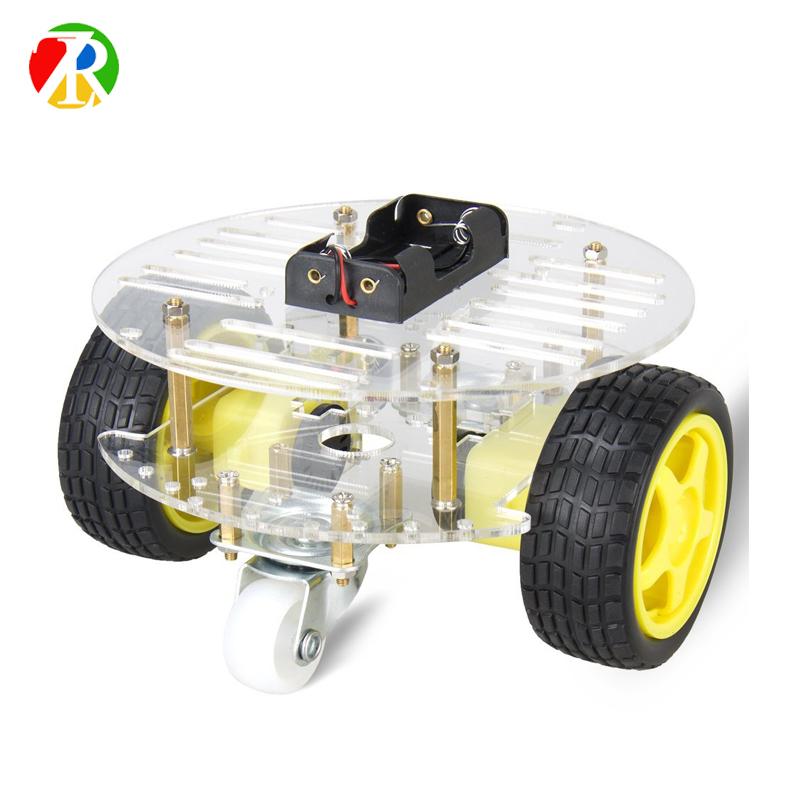 Smart Car Chassis 2wd / Robot Tracing Strong Magnetic Motor Car RT-4 ...