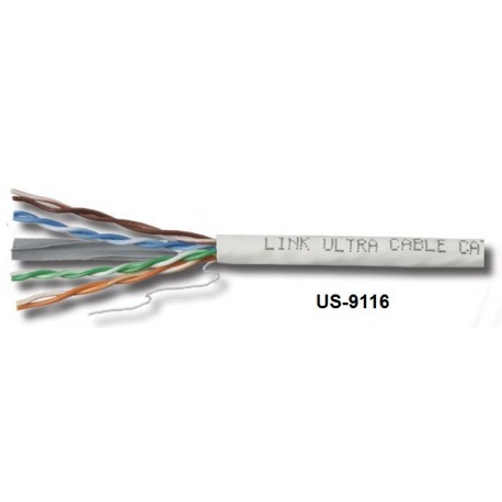 CAT 6 UTP ULTRA (600 MHz) w/Cross Filler, 23 AWG, CMR White 305 M US ...