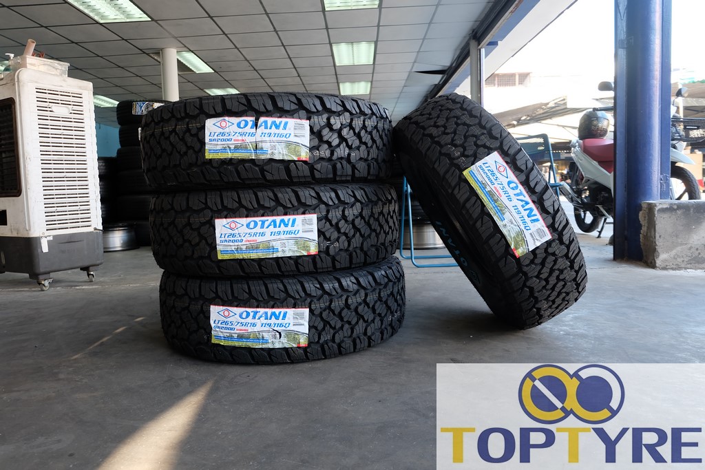 ยางรถยนต์ OTANI 265/75R16 รุ่น SA2000 ตัวหนังสือสีขาว จำนวน 4 เส้น ยางใหม่ปี2021 - Toptyre91 ...