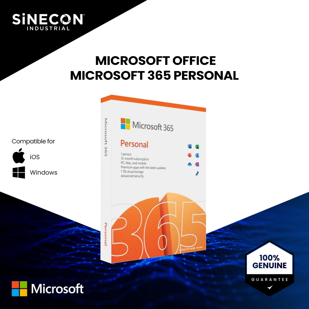 Microsoft Office (ไมโครซอฟท์ออฟฟิศ) 365 Personal English 1 Year ...