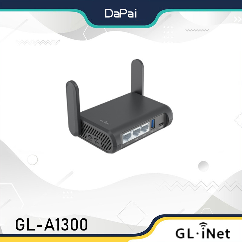 GL.inet GL-A1300 Gigabit Router Portable Dual Band Wireless WiFi 5 ...