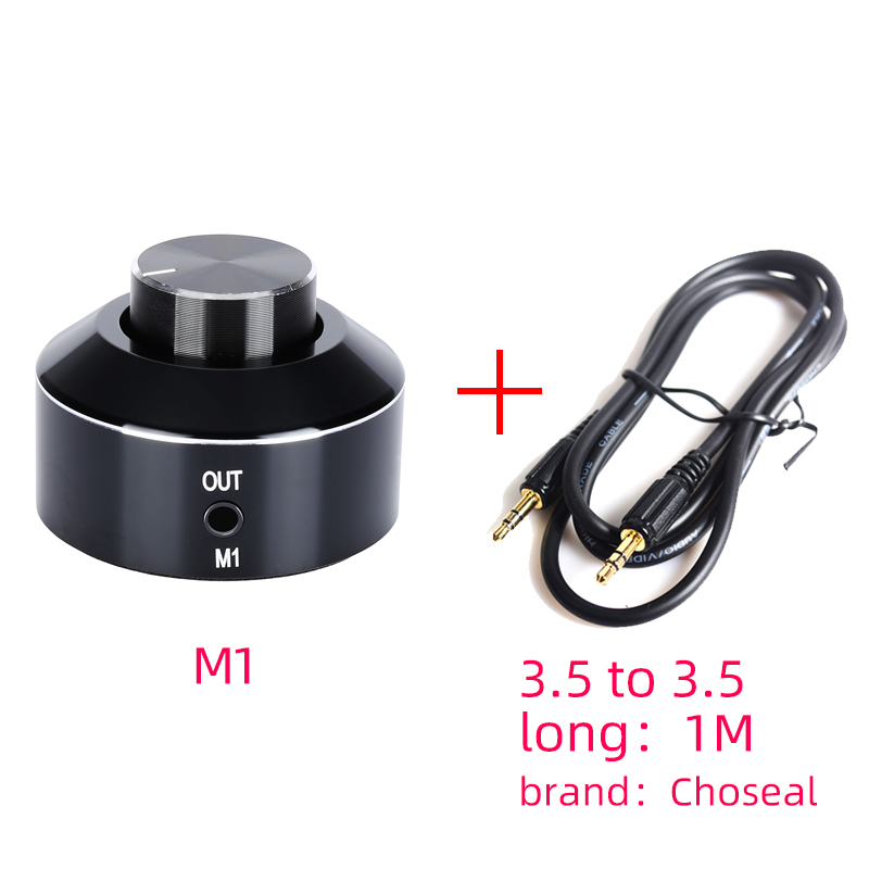 FX-AUDIO M1 Mini Active ปุ่มปรับระดับเสียงตัวควบคุมระดับเสียง3.5มม. ...