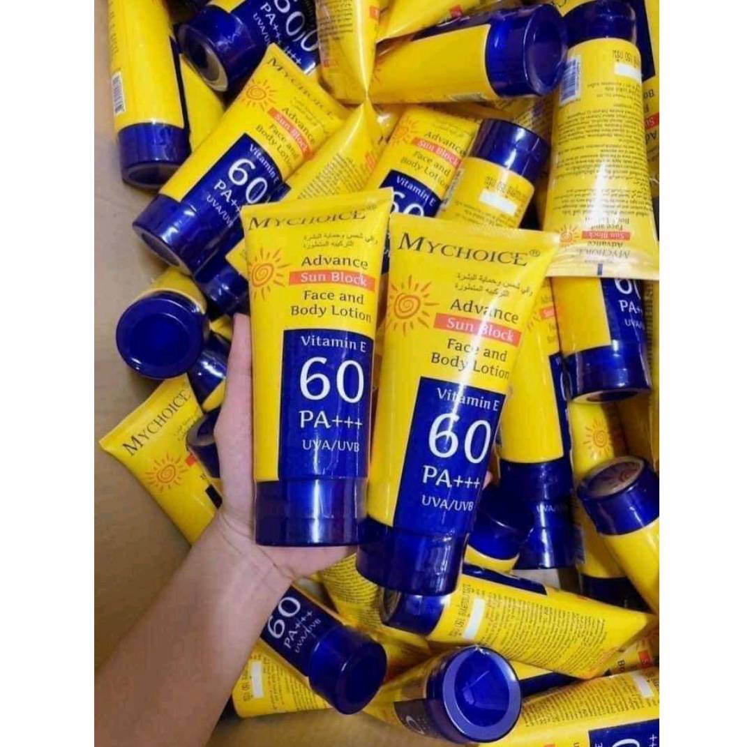 Mychoice Advance Sun Block กันแดดมายช็อยส์ SPF PA60++ 150 ml. - Saifah ...