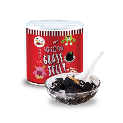 (หมดอายุปี2024) MIKU เฉาก๊วย GRASS JELLY 185g x 10 เฉาก๊วยพร้อมทาน Grass jelly - MixASale