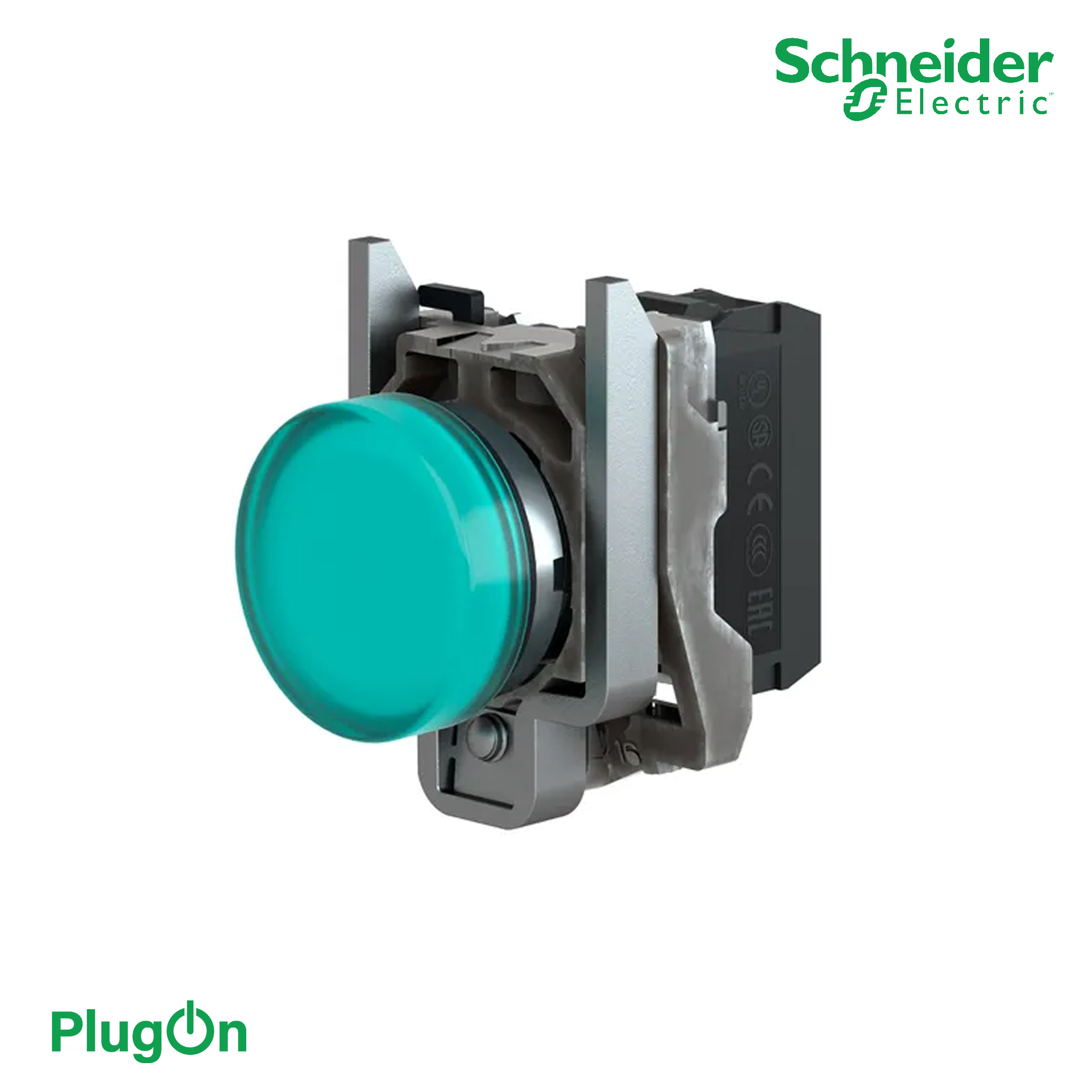 Schneider Electric XB4BVB3 (ZB4BVB3+ZB4BV033) ไพล็อทแลมป์ไฟแสดงสี แบบสี ...