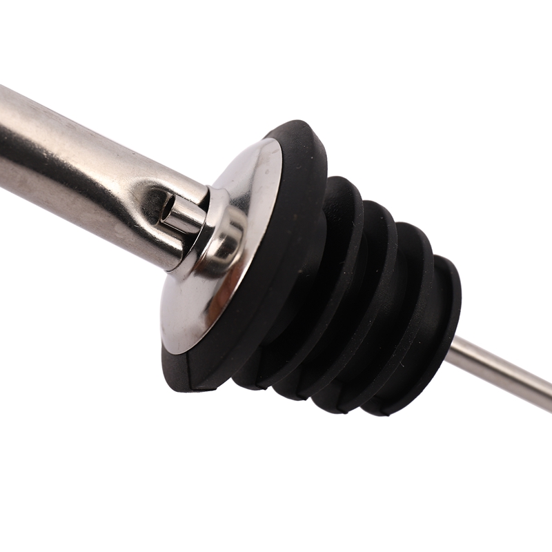 12Pcs Stainless Steel Spirit Bottle Speed Pourers Olive Oil Wine Pourer ...