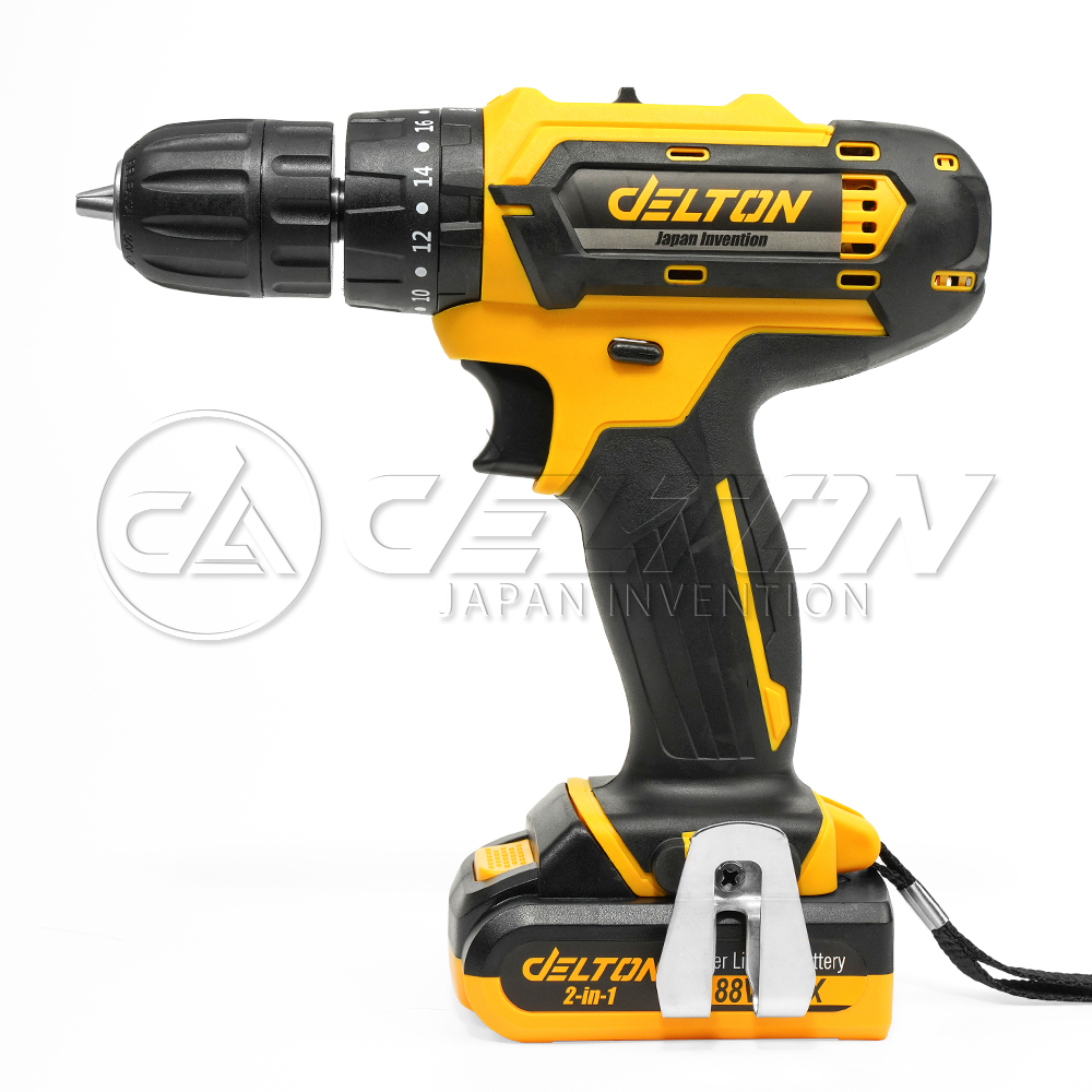 DELTON สว่านไร้สาย สว่านกระแทก สว่านแบต ไร้สาย 3 ระบบ 88V รุ่นใหม่ สว่าน 2 IN 1 พาวเวอร์แบงค์ ...
