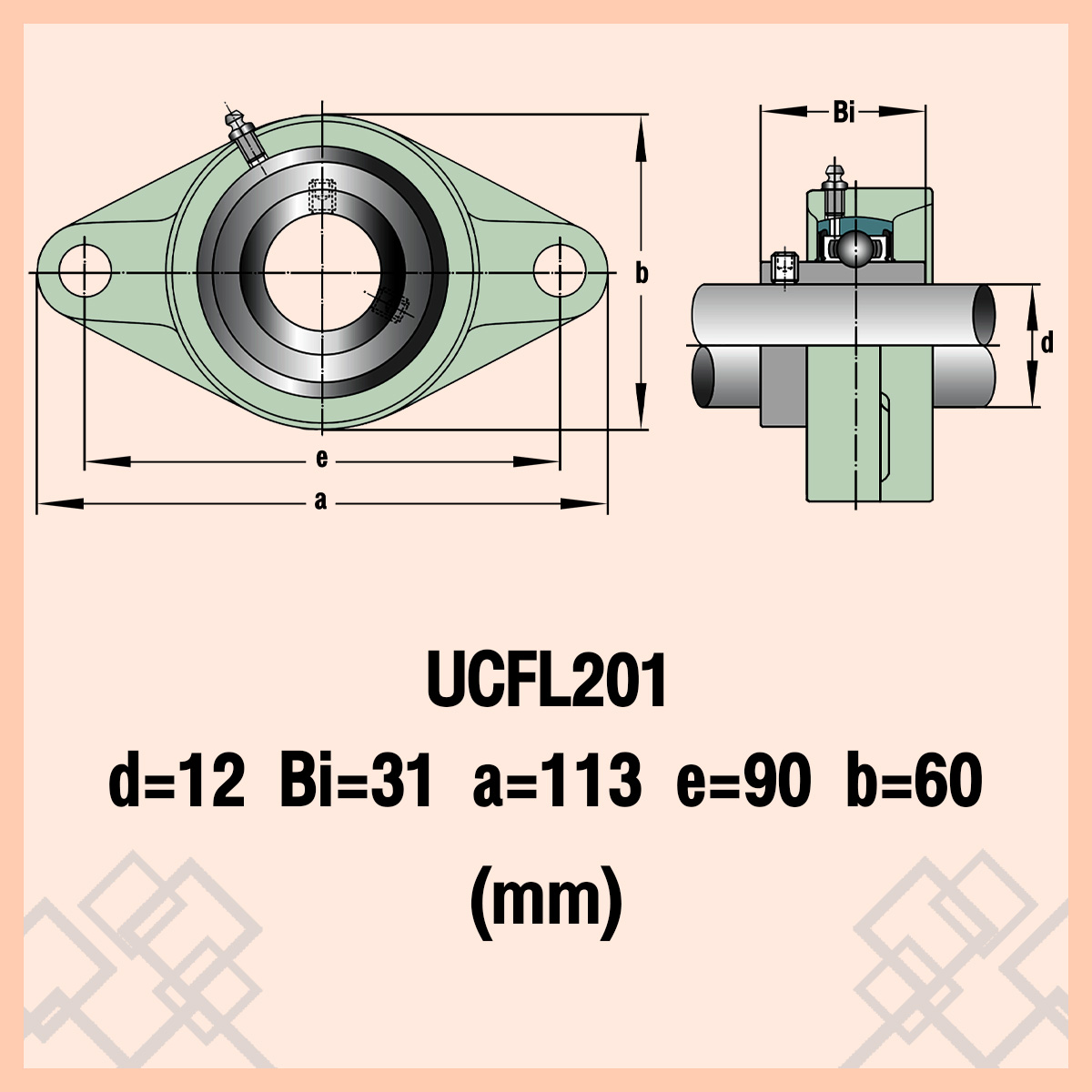 UCFL201 UCFL201-8 UCFL202 UCFL202-10 UCFL203 UCFL204 UCFL204-12 KMB ...