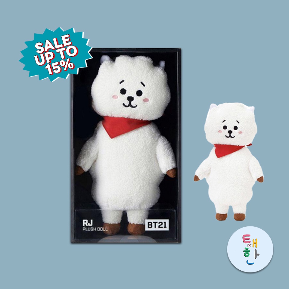 พร้อมส่ง [BT21] ตุ๊กตา RJ MEDIUM STANDING DOLL (ไซส์ M) แท้💯% | Lazada ...