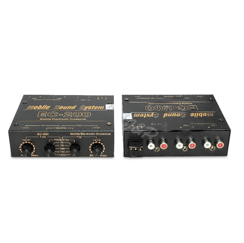 ครอสโอเวอร์รถ ครอสโอเวอร์2ทาง ครอสปรับเบส ปรับจูนเสียงได้อย่างแม่นยำ CROSSOVER EC-200 iaudioshop ...