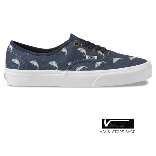 VANS AUTHENTIC OUTDOOR DRESS BLUE FISH SNEAKERS สินค้ามีประกันแท้ ...