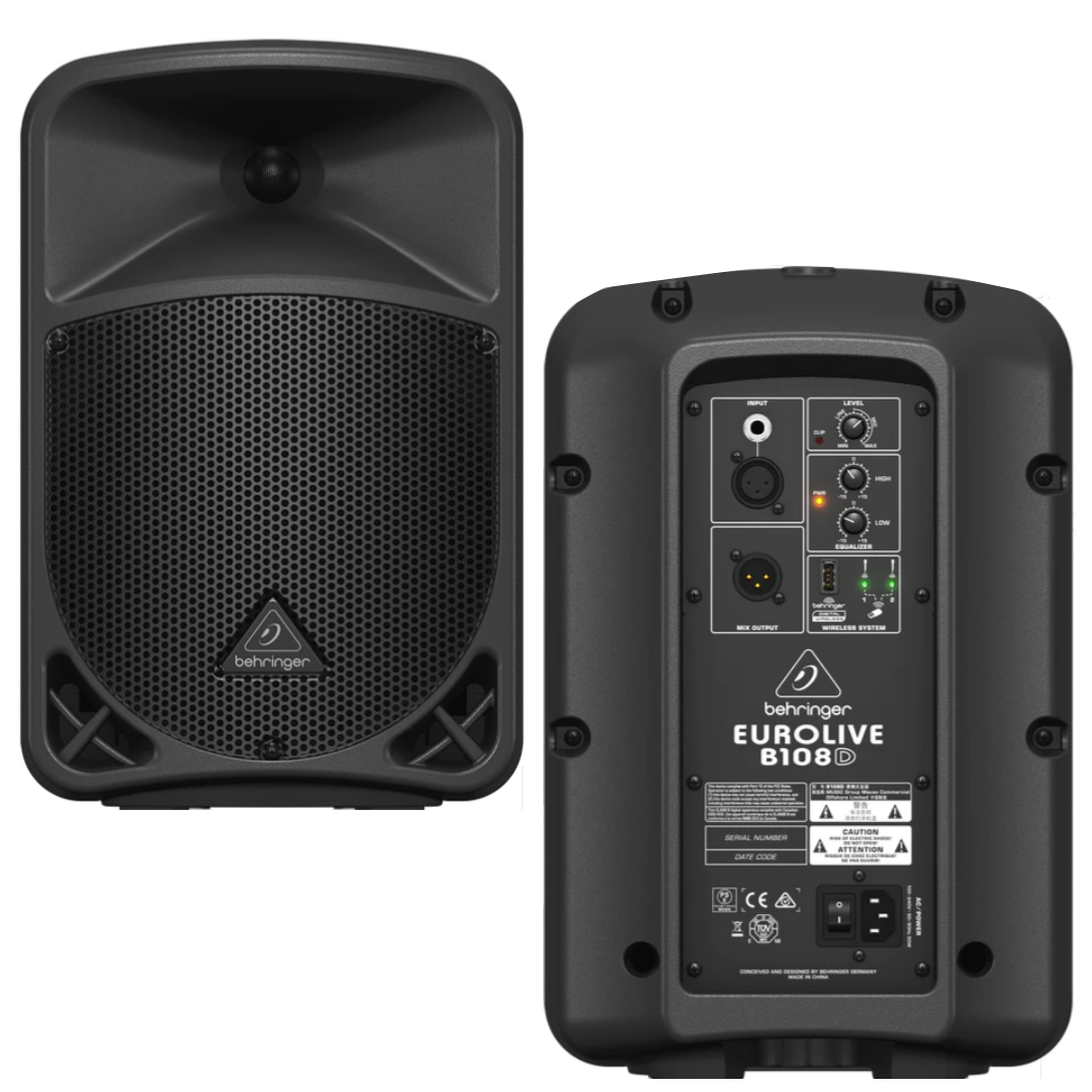 BEHRINGER ลำโพงactiveขนาด8นิ้ว B108D Active 2-Way 8" PA Speaker System ...