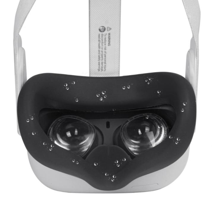 Eye Mask Cover for Oculus Quest 2 VR Glasses Silicone Anti-Sweat Anti ...
