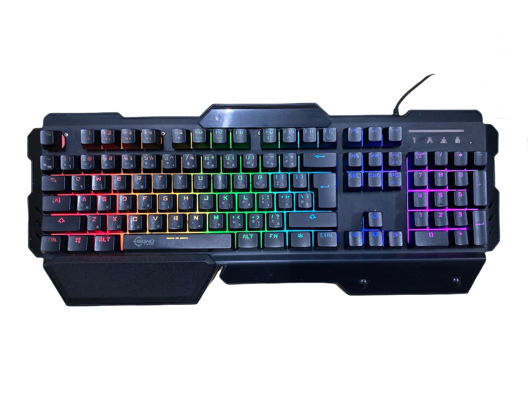 คีย์บอร์ดเกมมิ่ง OKER K429 Gaming Keyboard FULL RGB Blue switch ...