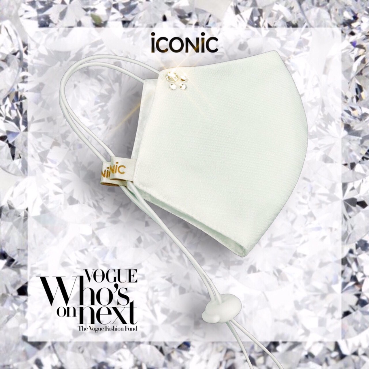 iCONiC x VOGUE SPARKLING MASK Limited Edition 4471 หน้ากากผ้า หน้ากาก ...