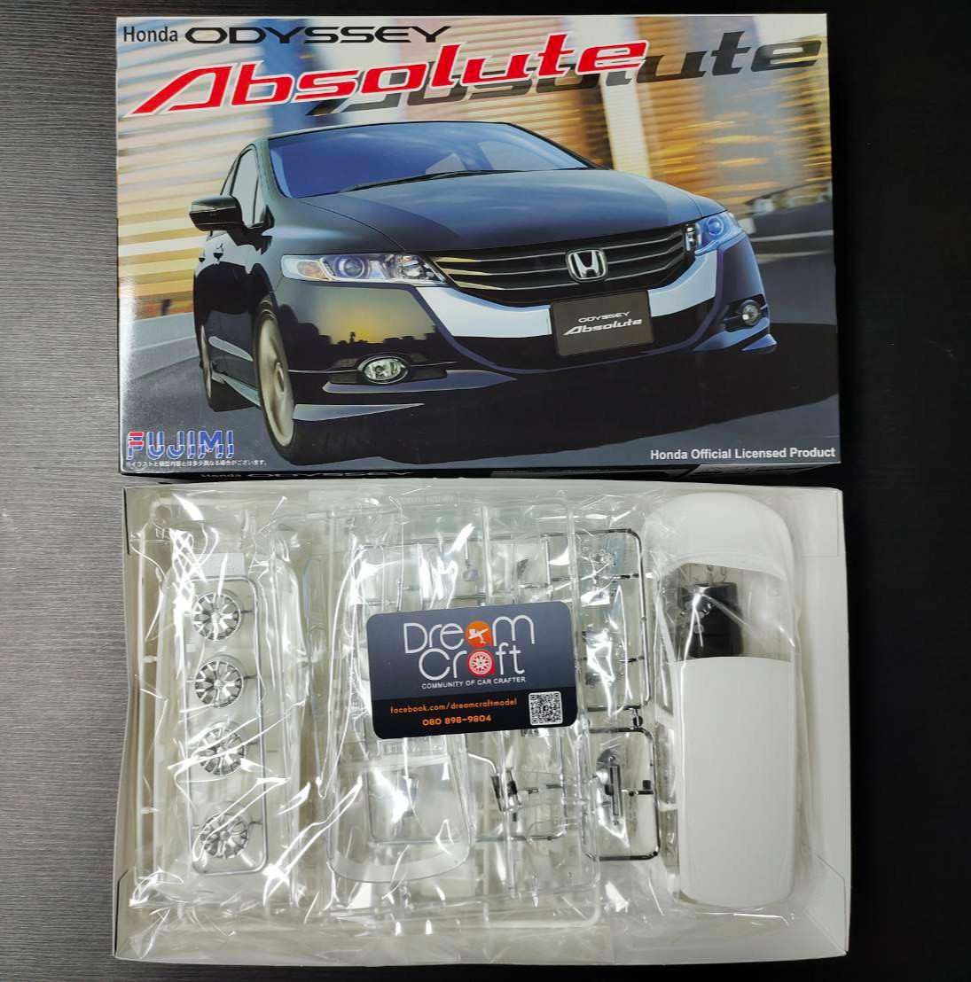 FUJIMI 1/24 Honda New Odyssey Absolute (โมเดลรถยนต์ Model DreamCraft) | Lazada.co.th