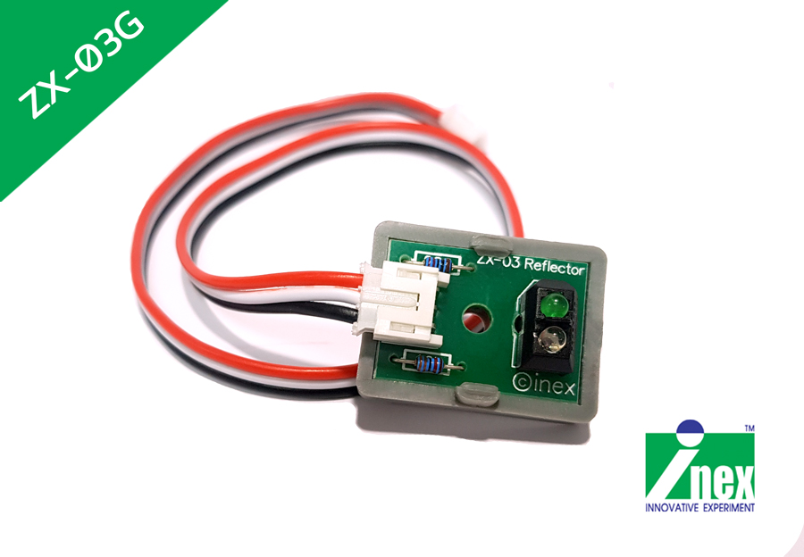 INEX ZX-03G แผงวงจรตรวจจับแสงสีเขียวสะท้อน/IR/infrared sensor/เซนเซอร์/อินฟราเรด/ตรวจจับเส้นและ ...