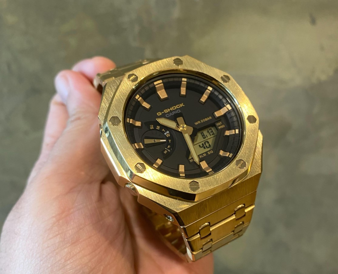 นาฬิกา Casio G-SHOCK - GA2100 AP - 4A นาฬิกาผู้ชาย นาฬิกาทางการ สาย ...