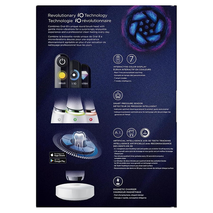 2025 100 genuine Duty-Free shopping Oral B IO9 PLUS Electric Toothbrush with 4 Brush Heads ...