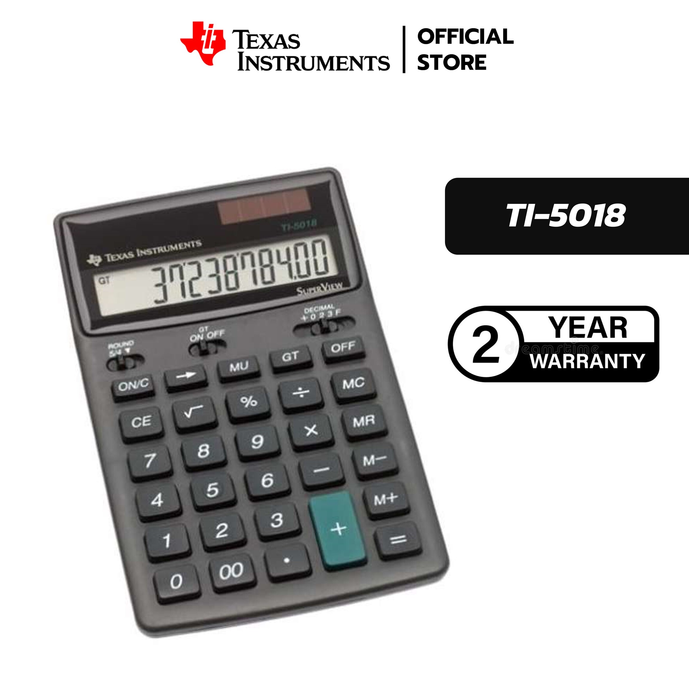 Texas Instruments Hone Office Calculator เครื่องคิดเลขสำนักงาน TI-5018 | Lazada.co.th