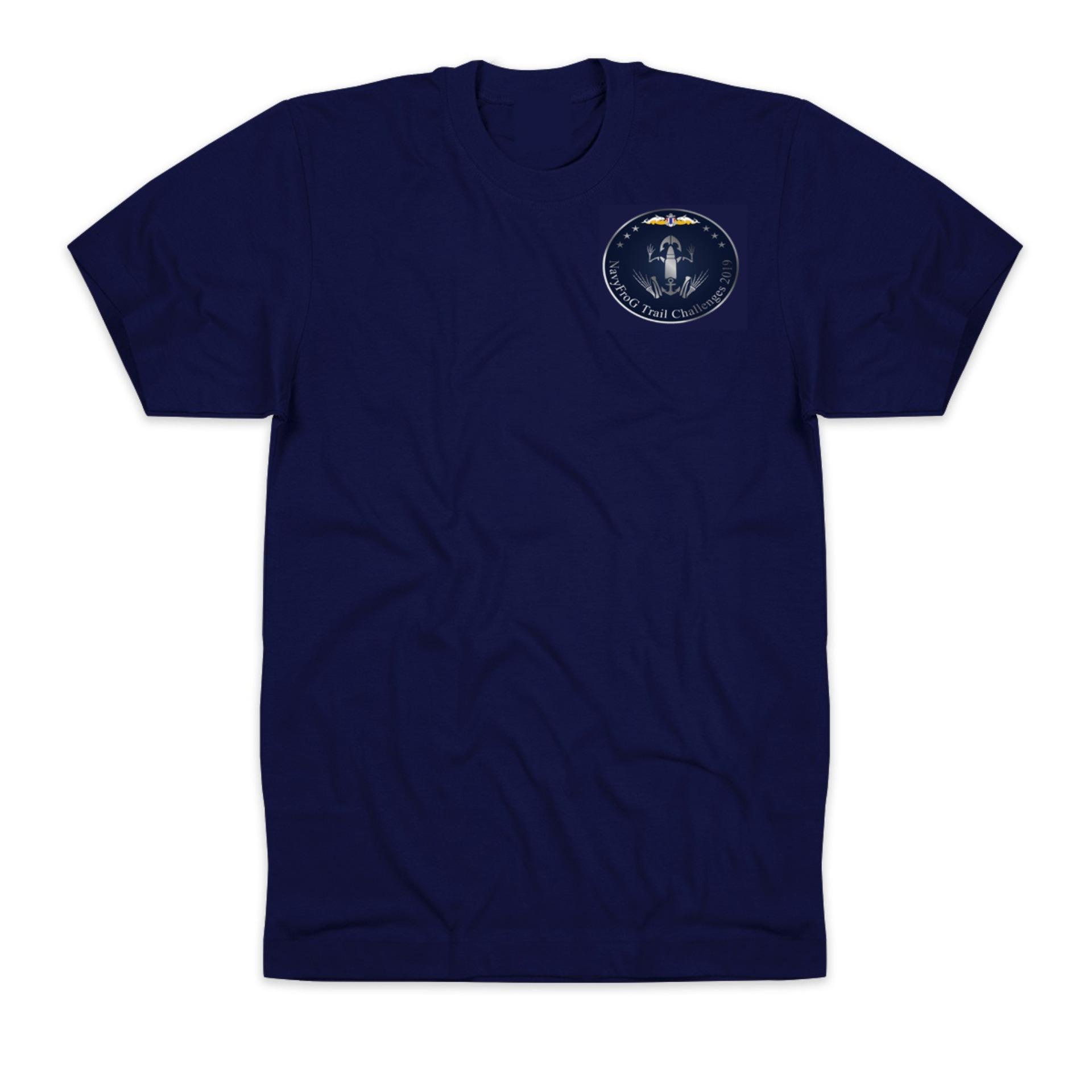 เสื้อยืดสีกรมท่า ลาย Navy Frog | Lazada.co.th