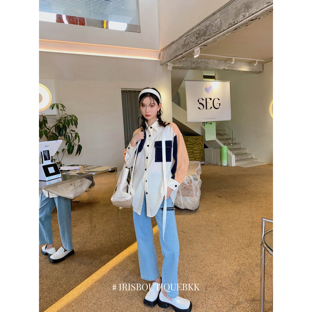 Iris Boutique 21/Falls IS237 White chocolate shirt Preorder 15 วัน ...