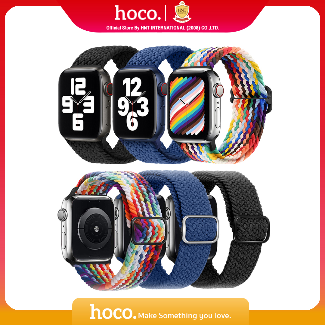 Hoco สายนาฬิกา Jane Eyre series Series sliding buckle ultra-thin nylon strap (38-49 mm) WA05 ...