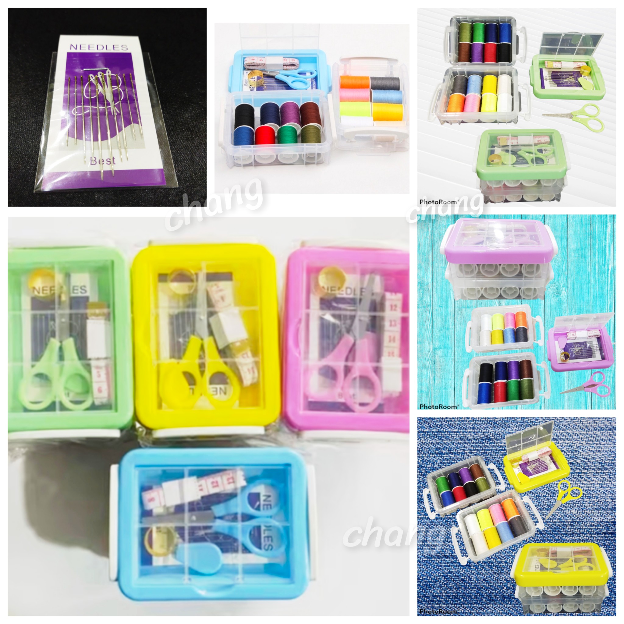 ชุดอุปกรณ์เย็บผ้า ด้าย เข็ม ครบเซ็ท ขนาดพกพา CH0670โปรดอ่านรายละเอียดก่อนสั่งซื้อค่ะ - chang999 ...