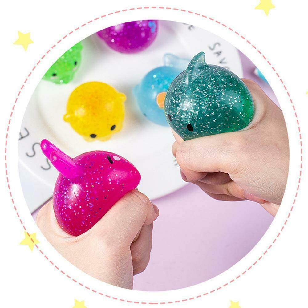 Glitter Big Mochi Squishies Toys Cute Animal Soft Squishy Fidget ...