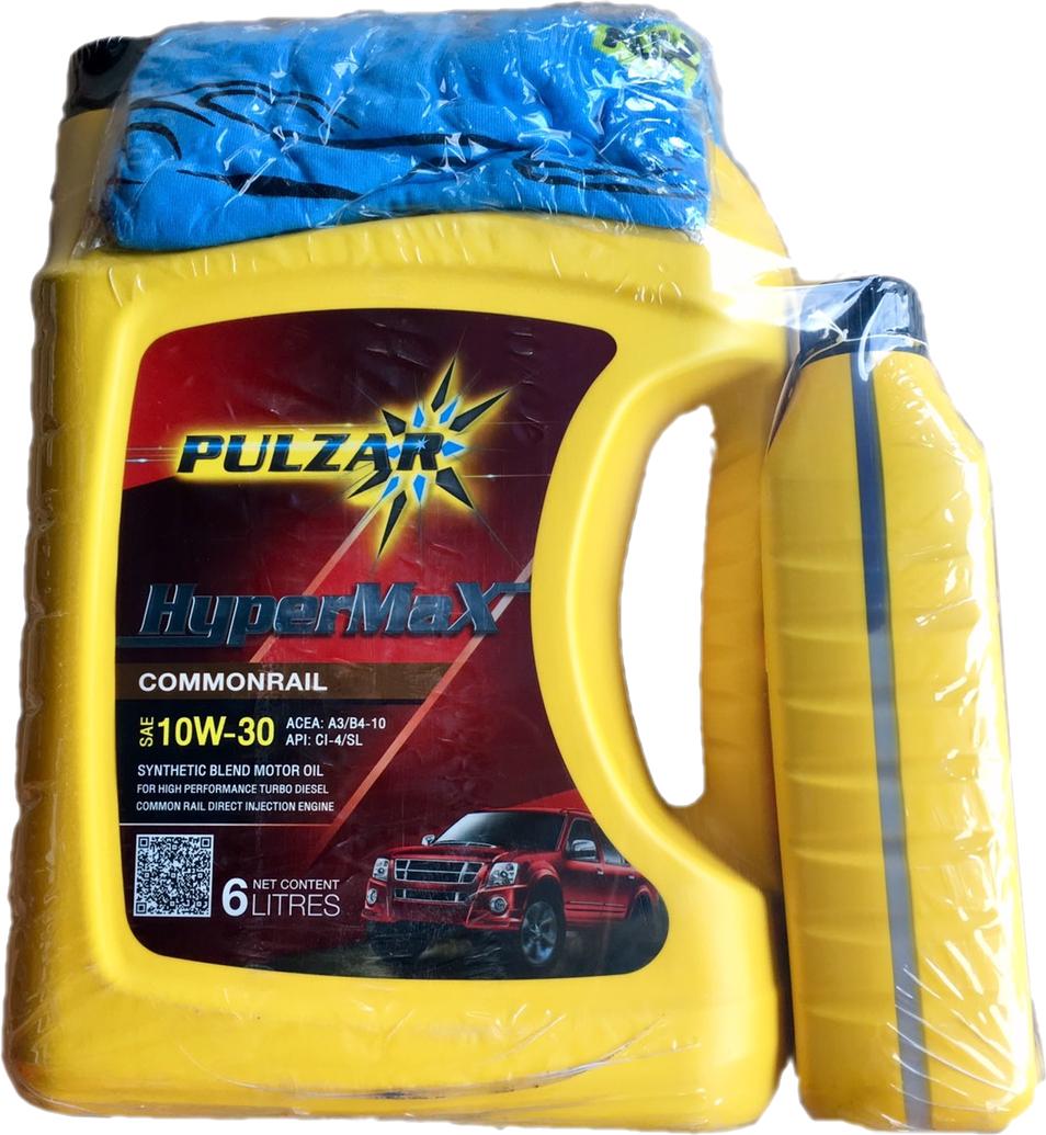 Pulzar น้ำมันเครื่องกึ่งสังเคราะห์ เกรดพรีเมี่ยม 6 ลิตร เพาวซ่าร์ ...