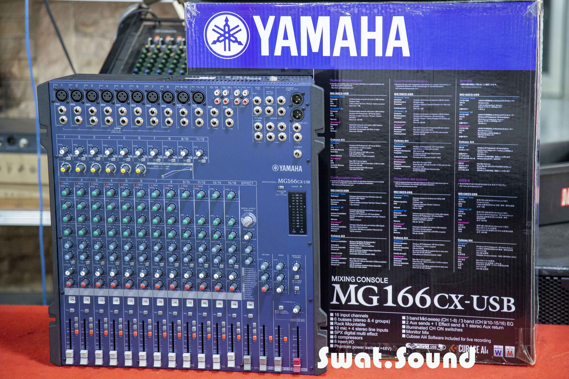 YAMAHA MG166CX มิกเซอร์ 16 ช่อง มี Effectแท้ หวานๆในตัว พร้อมusb audio ...