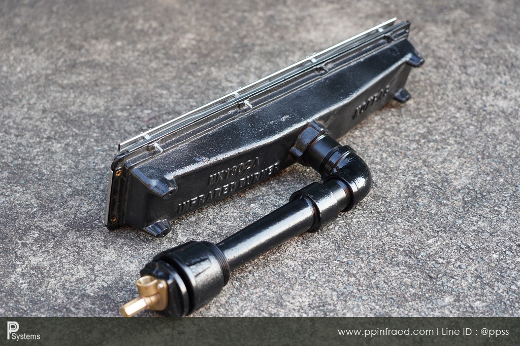 GR-1602 (MK-1602) หัวเตาอินฟาเรด สำหรับเตาอบอุตสาหกรรม เตาอบสี ขนาด 570 ...