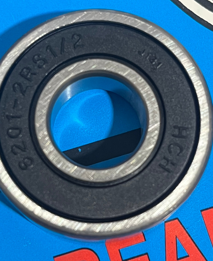 10 ชิ้น 6201-2RS 1/2 ( 12.7 x 32 x 10 mm. ) HCH ball bearing 6201-8RS ...