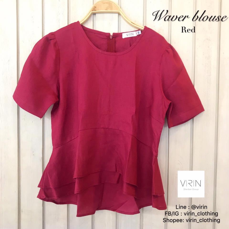 VIRIN clothing เสื้อผ้าแฟชั่น เสื้อลินิน รุ่น V-Manda Linen อก 40 คอจีน ...
