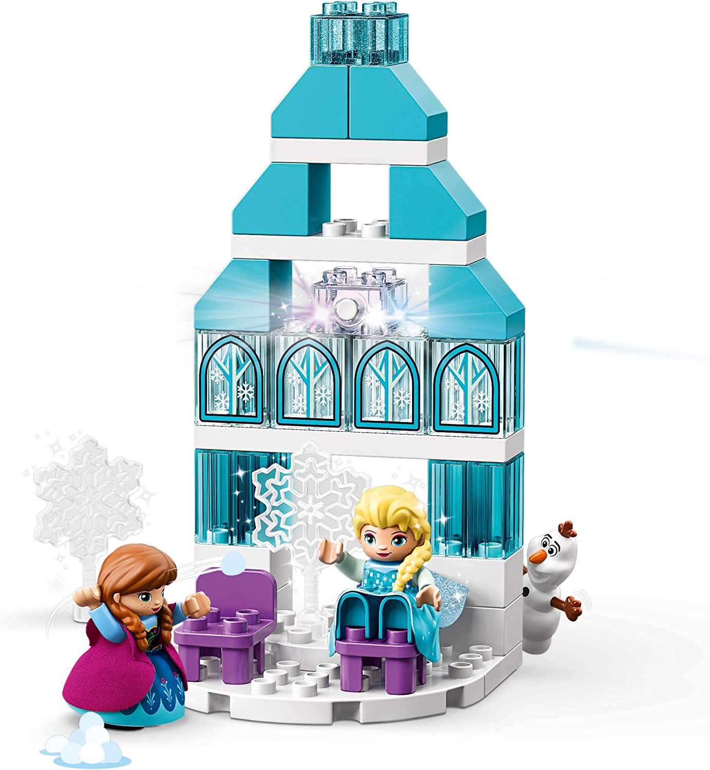 LEGO DUPLO Disney Princess Frozen Ice Castle 10899 Building Toy with ...