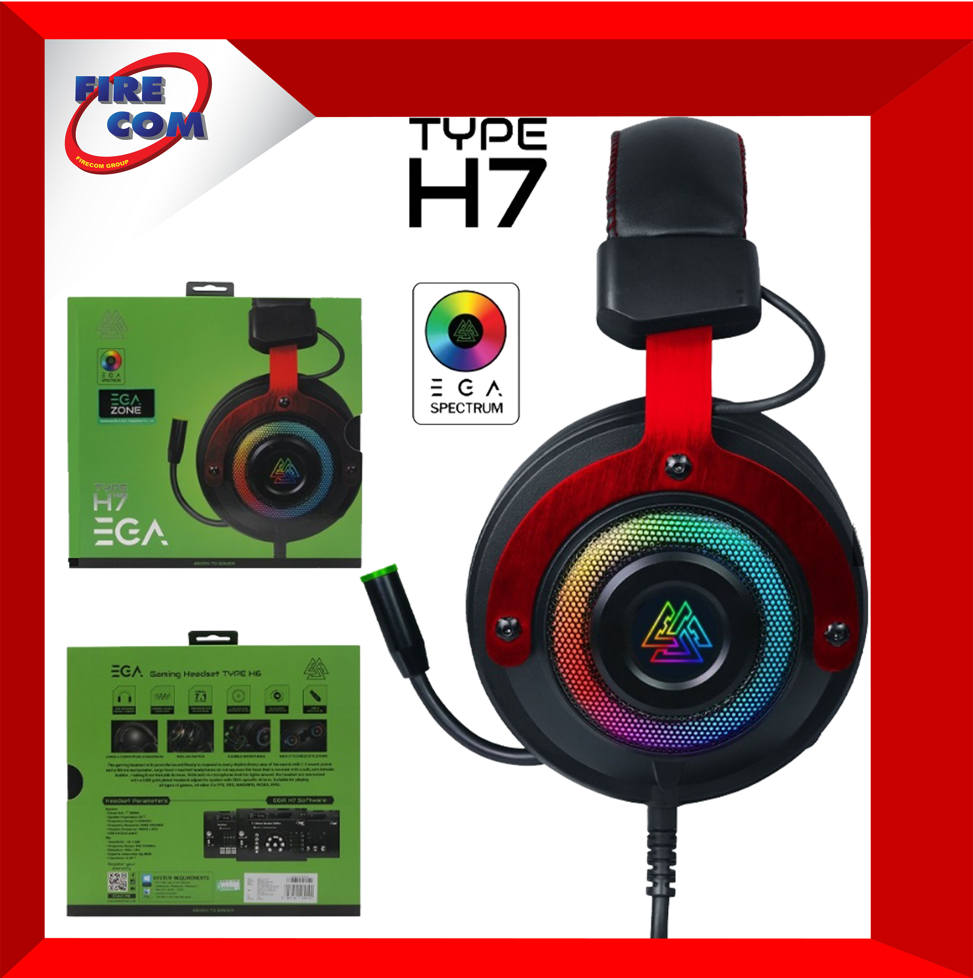 เมาส์มาโคร RGB EGA Type M6 เมาส์เกมมิ่ง Gaming Macro Mouse ประกันศูนย์ ...