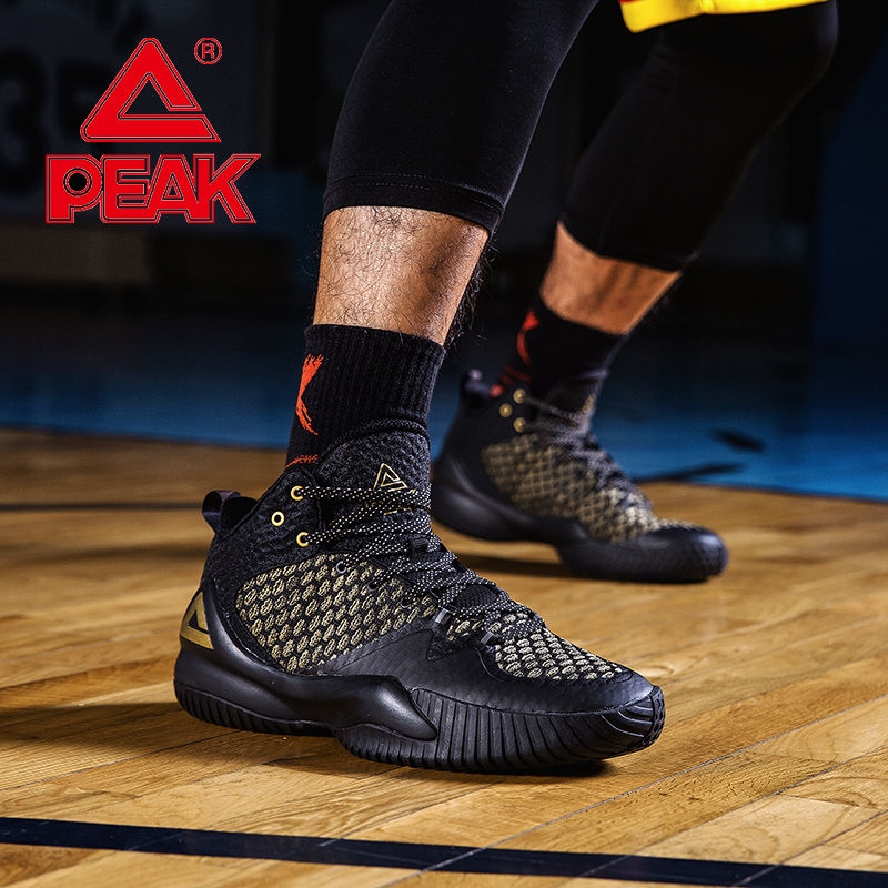 Peak basketball shoes men fall new low help combat boots light net ...