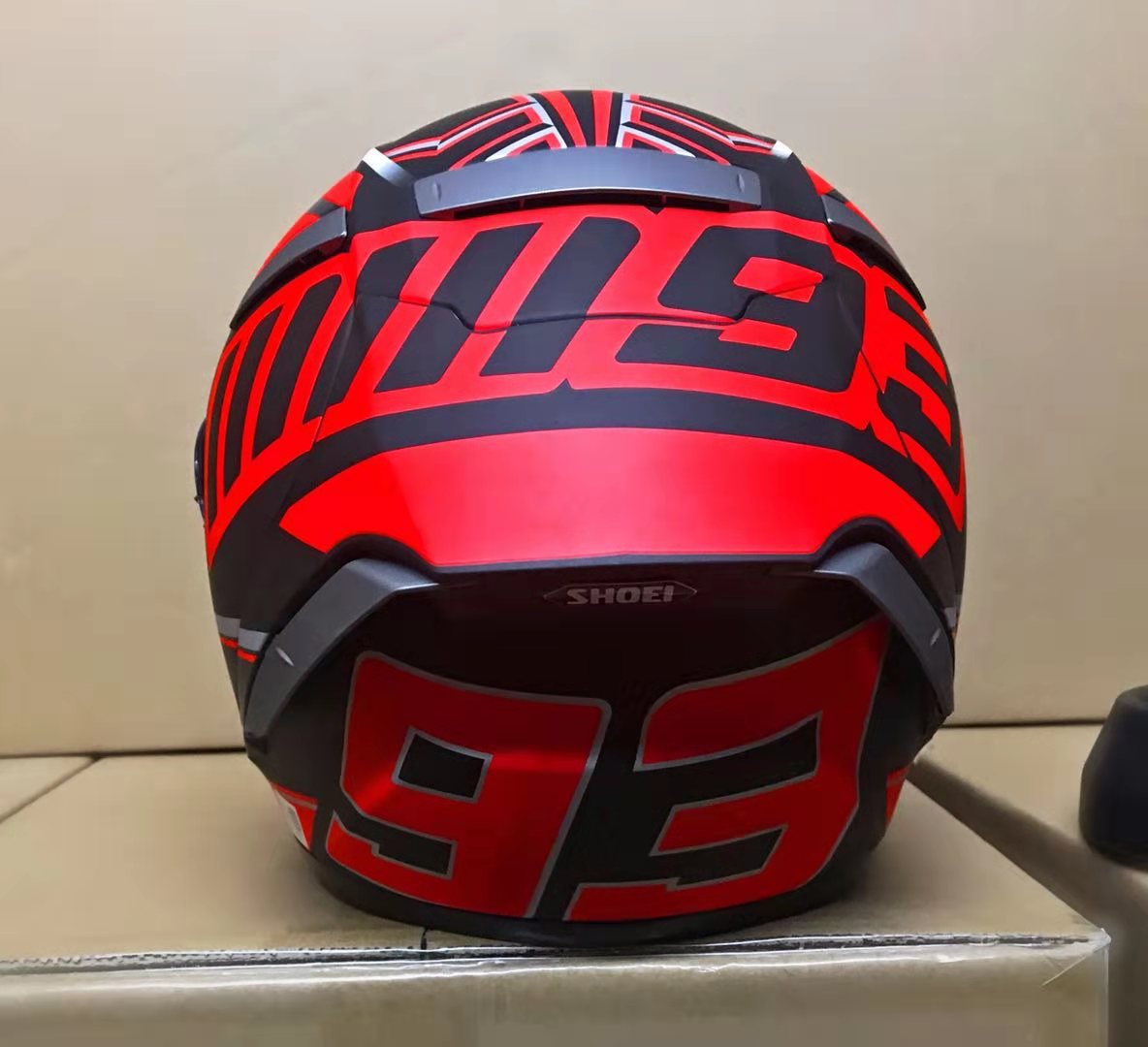 new SHOEI motorcycle helmet red ant anti-fog helmet racing motorcycle ...