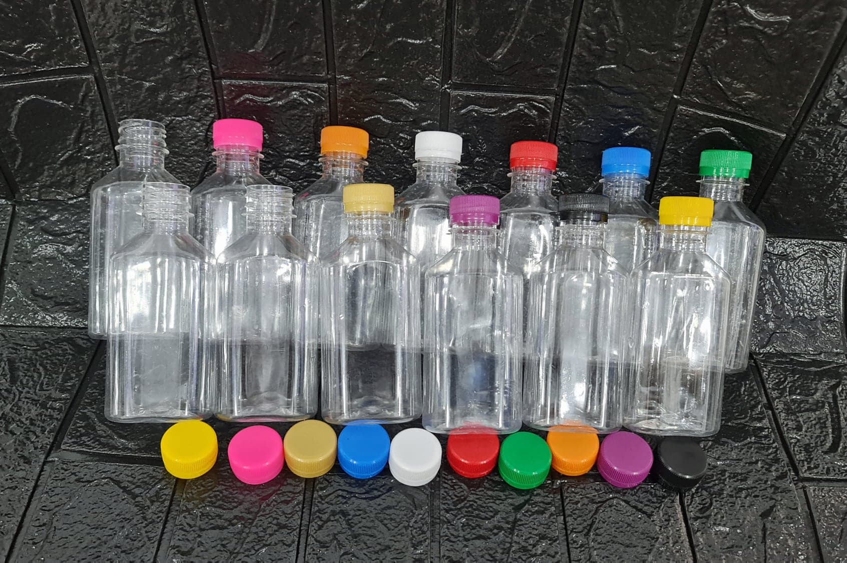 ขวดเปล่าบรรจุปริมาณ220ml ขวดPET ขวดแบบ 220cc ขวดกั๊กแบน แบบใสบรรจุสินค้าที่ต้องการ ใส่ ...