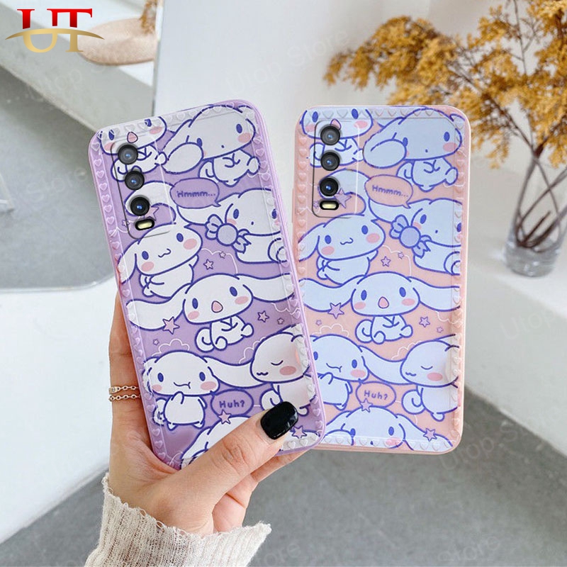 การ์ตูนต้นฉบับหมีสาวเคสโทรศัพท์สำหรับ VIVO Y20 Y20S Y20i Y20SG Y12S ...