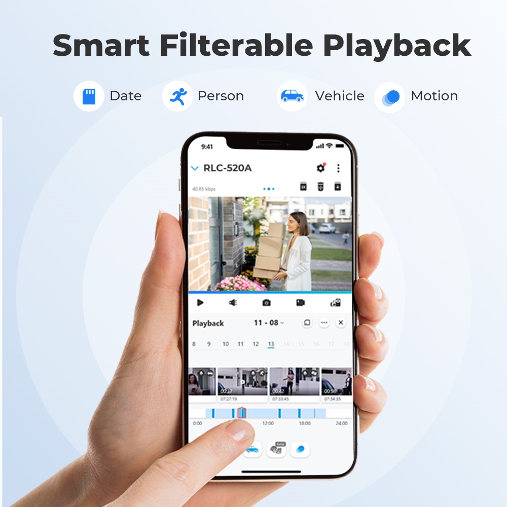 Reolink RLC-520A PoE IP Camera Outdoor Dome Security camera Video ...