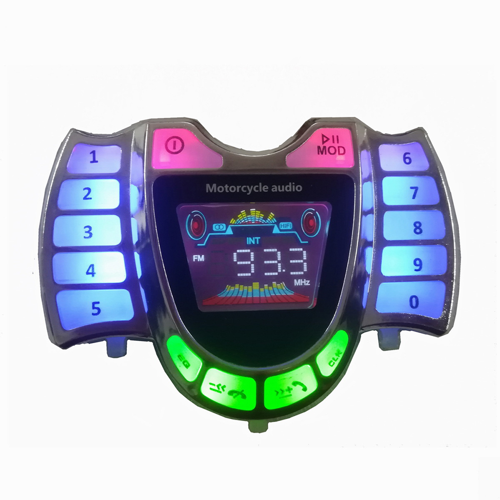 HY-008 มอเตอร์ไซค์ลำโพงบลูทู ธ การแต่งเพลงสเตอริโอระบบเสียงสเตอริโอกัน ...