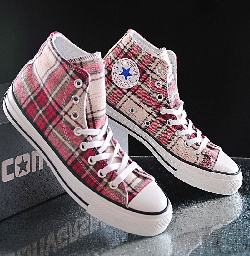 CONVERSE ALL STAR 100 WOOLCHECK canvas shoes board shoes shoes for men ...