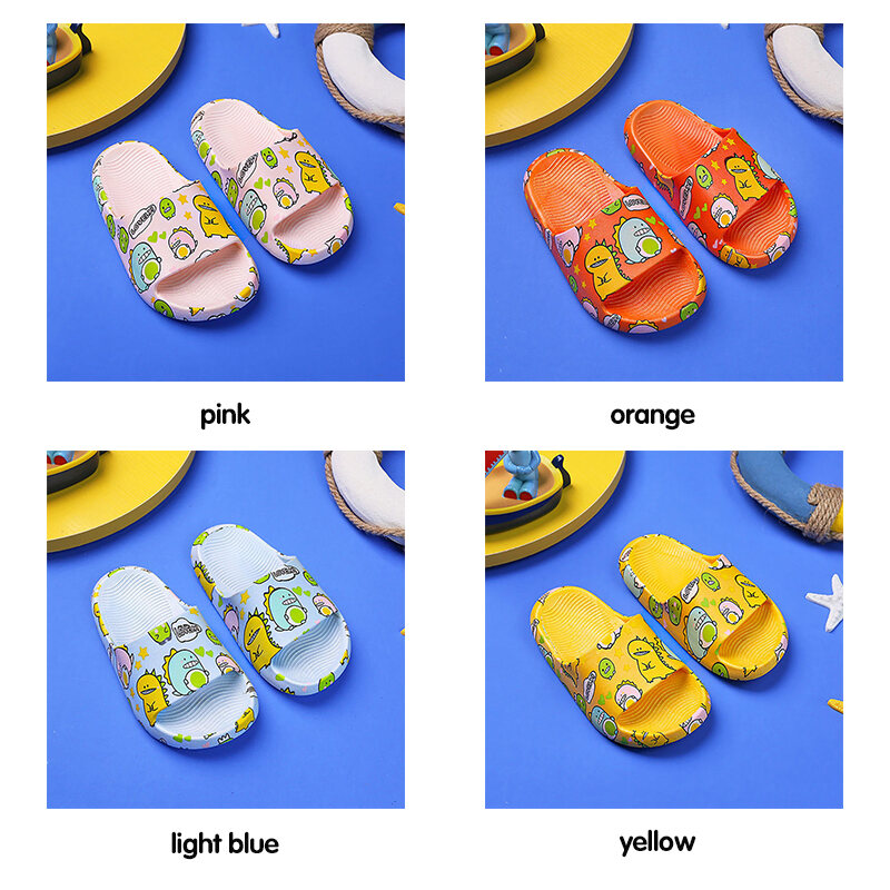⭐⭐Children cartoon slippers, soft bottom printed sandals and slippers ...