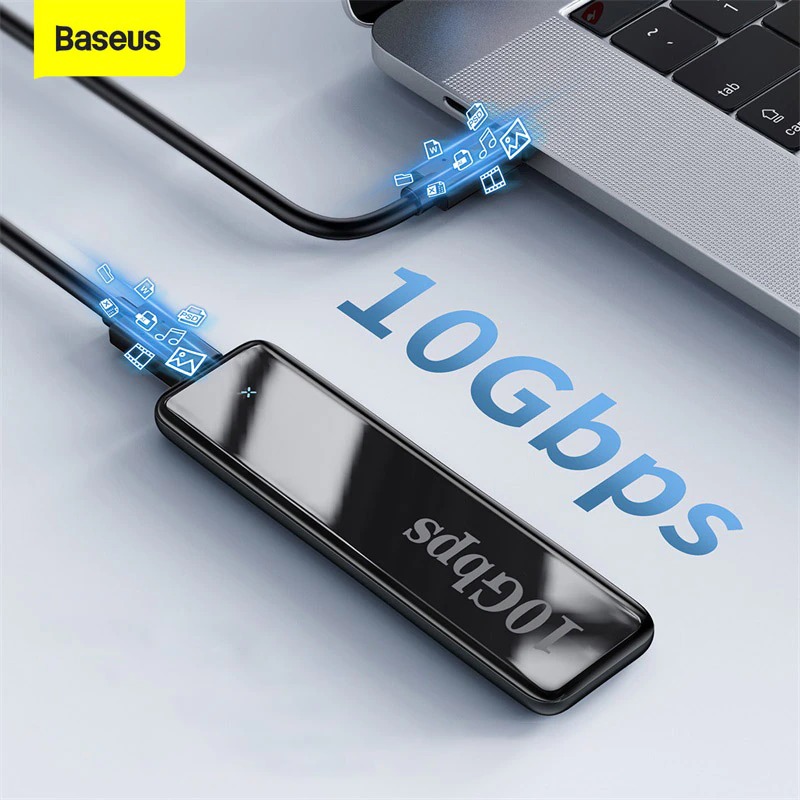 [ใช้คูปองลดเหลือ 711บ.] Baseus SSD Enclosure เคสกล่อง ฮาร์ดดิสก์แบบพกพา ...