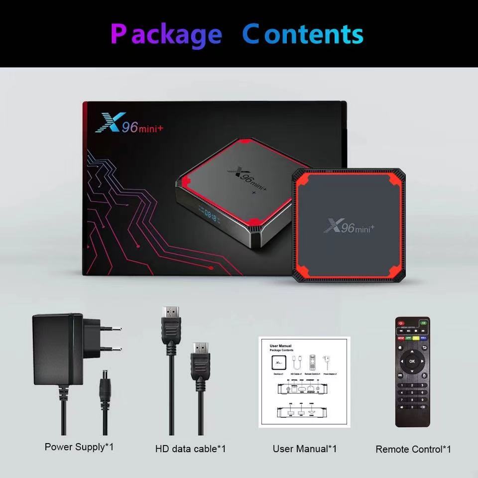 กล่องทีวี Streaming Media Players 2021 X96 Mini Plus (RAM2GB ROM 16GB) TV Box Android 9.0 ...