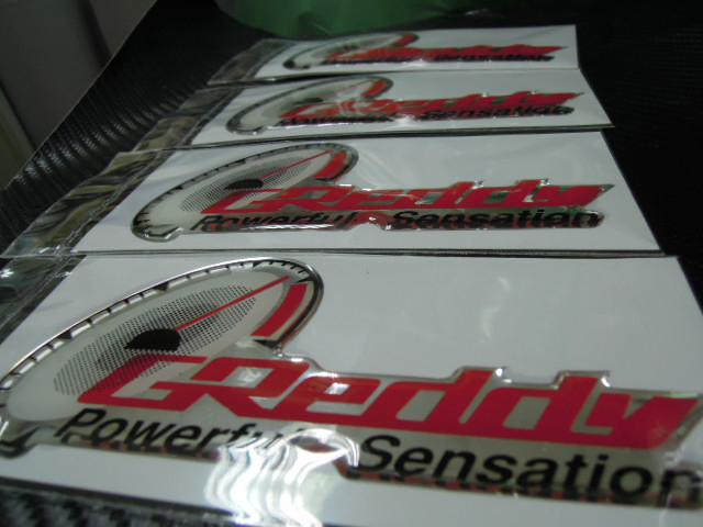 สติ๊กเกอร์เทเรซิ่นนูนอย่างดี คำว่า Greddy sticker ติดรถ แต่งรถ ได้ทุก ...
