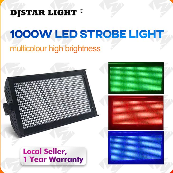 ไฟ LED RGB Strobe ขนาด 1000W / คลับ / งานแต่งงาน / ไฟแฟลช / คอนเสิร์ต ...