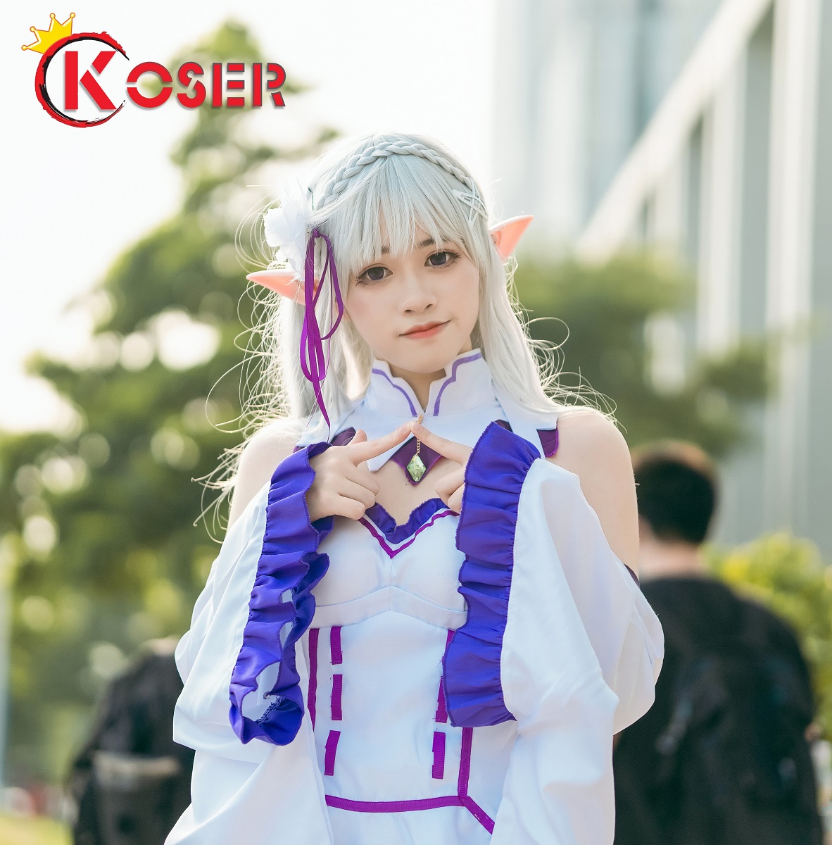LXYH- COSER KING ReLife in a different world from zero Emilia Cosplay ...